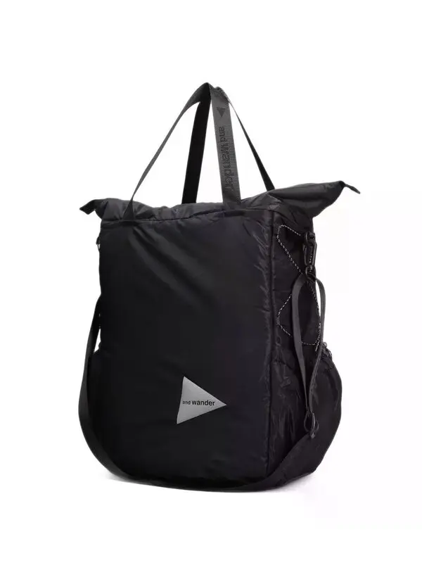 AND WANDER Logo-print Tote Bag
