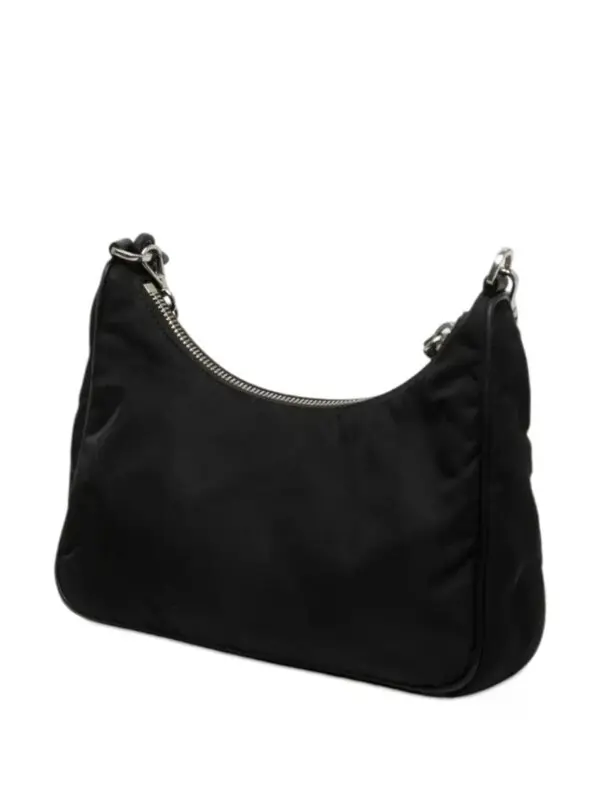 Prada 2019-2026 Mini Saffiano Trimmed Tessuto Re Edition 2005 Satchel