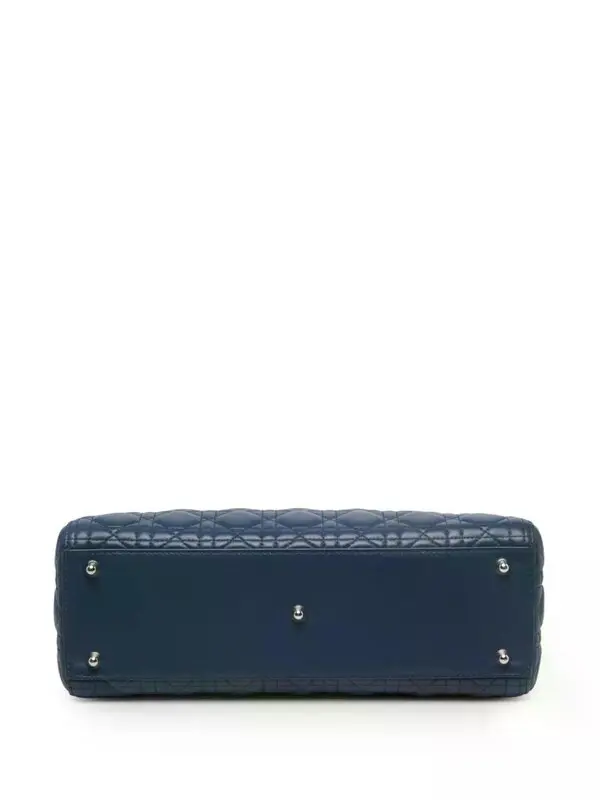 Dior 2014 Large Lambskin Cannage Lady Satchel