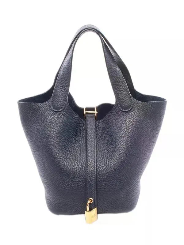 Hermès 2022 Clemence Picotin Lock 18 Handbag - Blue