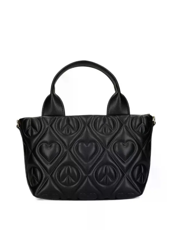 Moschino Heart-quilted Tote Bag - Black