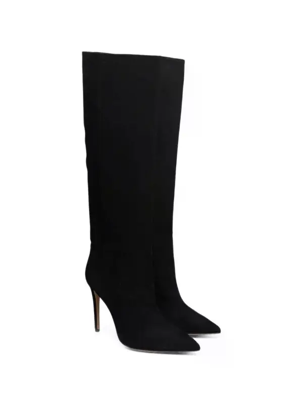 ANNA F. Point-toe Stiletto-heel Knee-high Boots