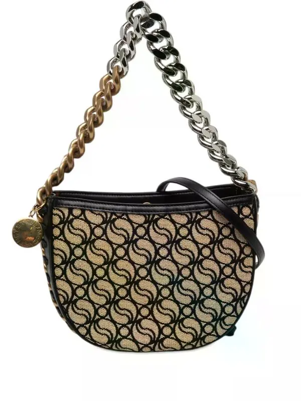 Stella McCartney 2010-2026 S Wave Canvas Frayme Satchel