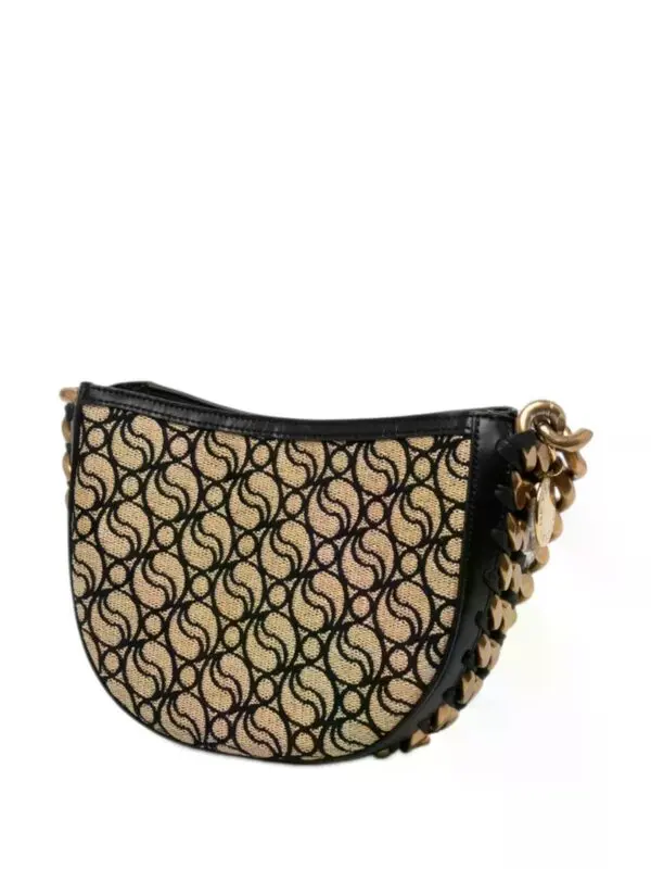 Stella McCartney 2010-2026 S Wave Canvas Frayme Satchel