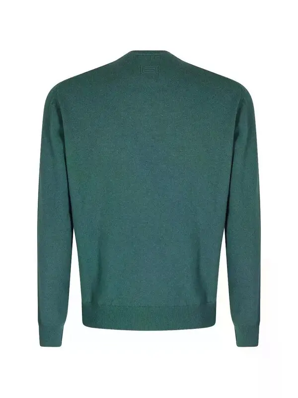 DRUMOHR Fine-knit Crew-neck Top - Green