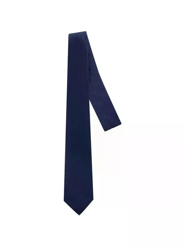 Corneliani Satin Tie - Blue
