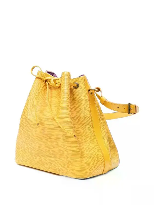 LOUIS VUITTON 1990s Pm Noe Epi Bucket Bag