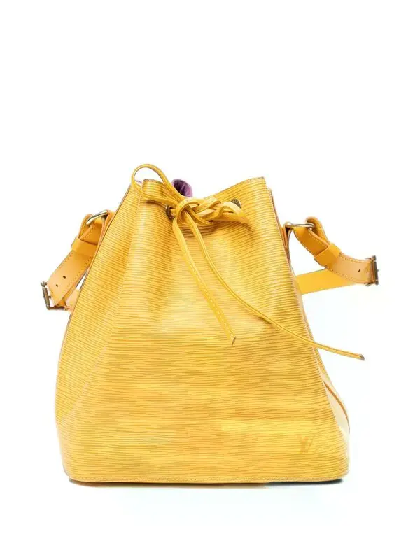 LOUIS VUITTON 1990s Pm Noe Epi Bucket Bag