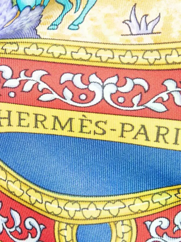 Hermès Qalamdan Silk Scarf