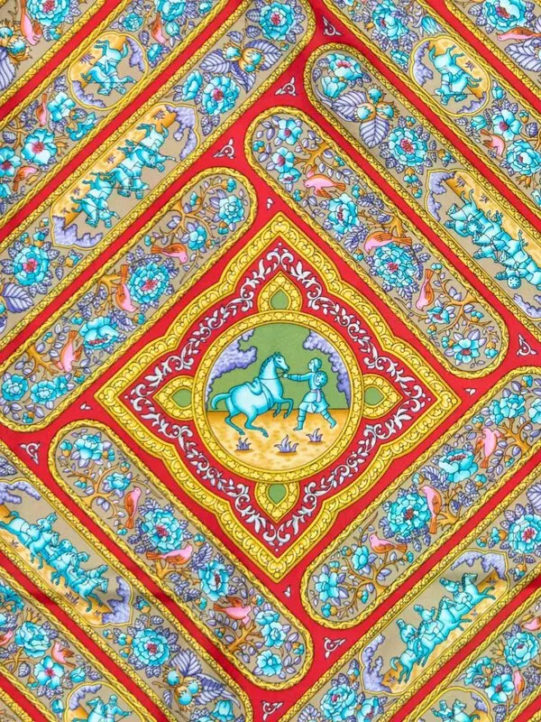 Hermès Qalamdan Silk Scarf