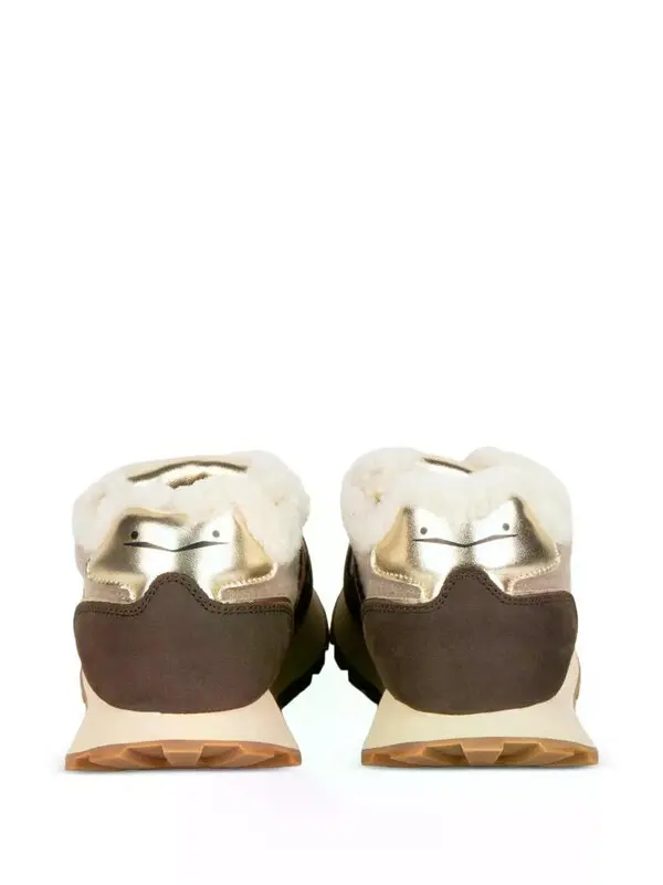 VOILE BLANCHE Paris Easy Metallic-detail Sneakers - Brown
