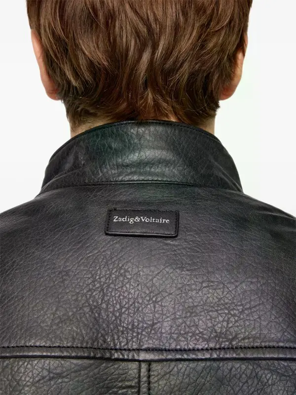 Zadig&Voltaire Lonni Grained Leather Jacket