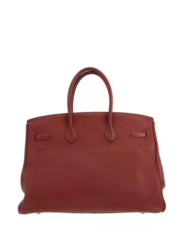 Hermès 2010 35 Birkin Tote Bag - Red