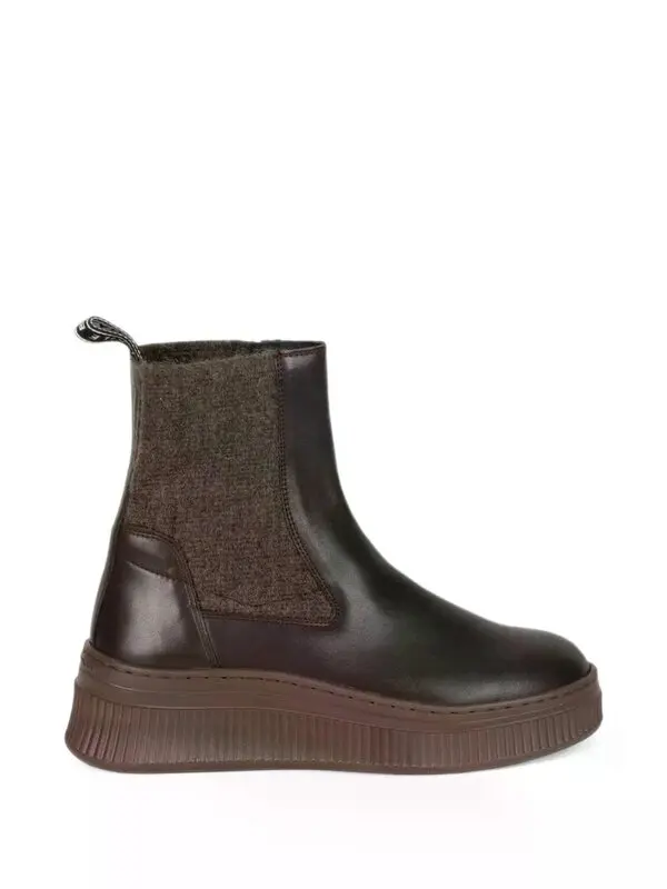 VOILE BLANCHE Flaurence Panelled Boots - Brown