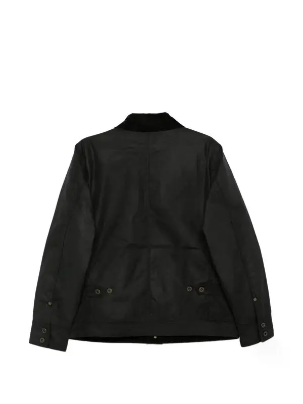 Filson Button-up Corduroy-collar Jacket - Black