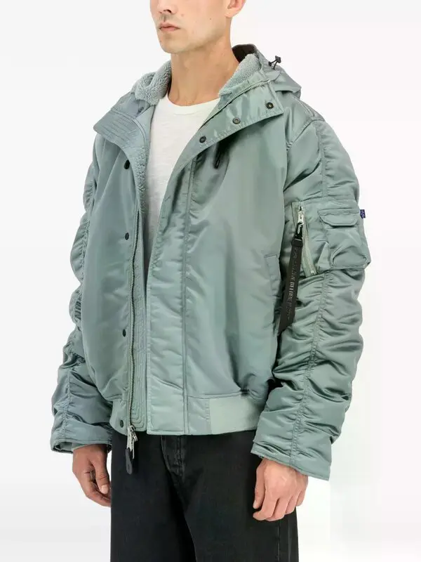 Alpha Industries N-2b Base Uv Bomber Jacket - Blue