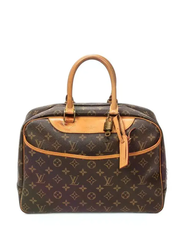 LOUIS VUITTON Deauville Monogram Handbag - Brown