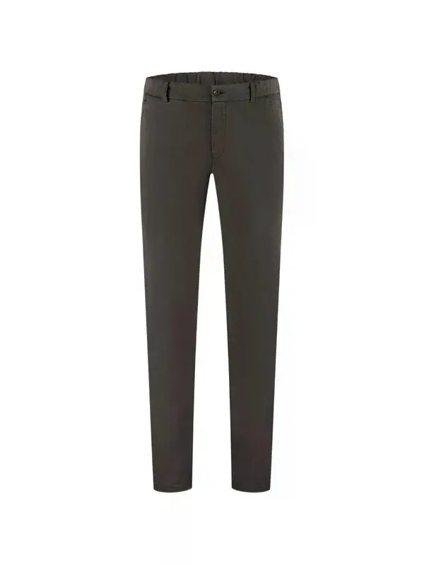 Marco Pescarolo Beaded-detail Elasticated-waist Chinos - Grey