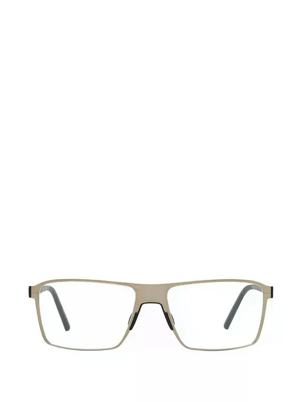 Porsche Design Rectangle-frame Glasses - Gold