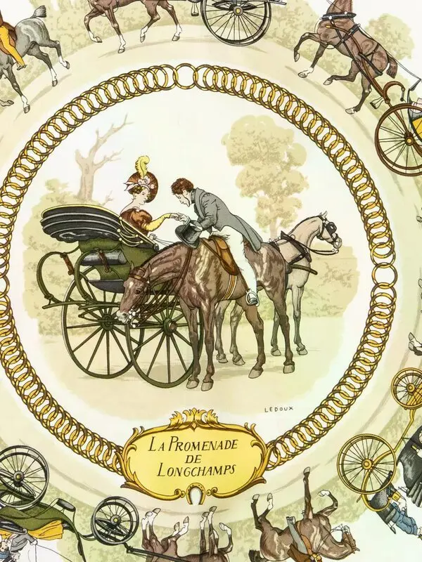 Hermès La Promenade De Longchamps Scarf