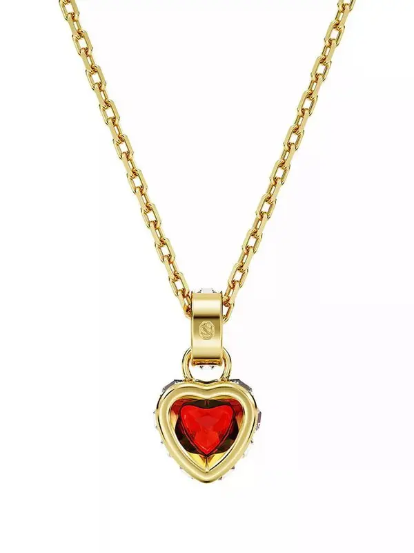 SWAROVSKI Heart Pendant Necklace - Gold
