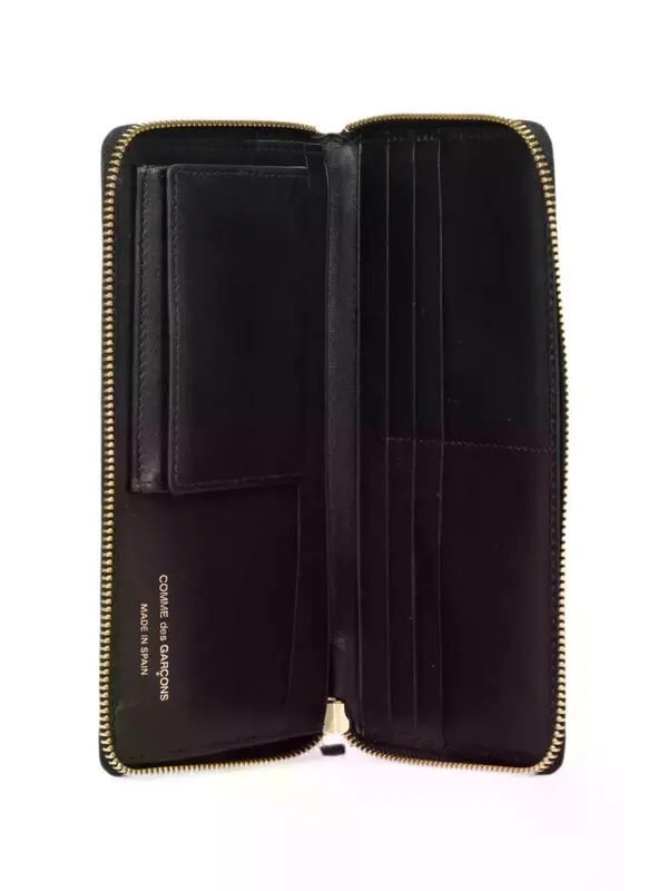 Comme Des Garçons Logo-print Leather Wallet