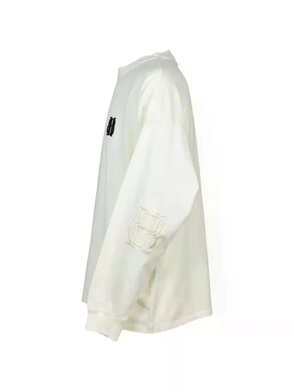 BREATH Logo-embroidered Long-sleeve T-shirt