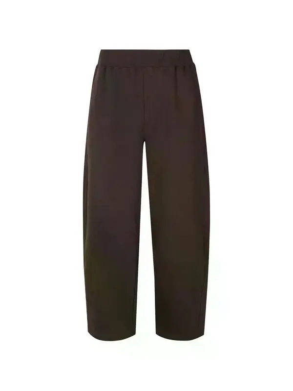 WOC Elasticated-waist Track Pants - Brown