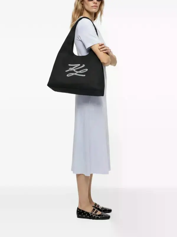 Karl Lagerfeld Medium K/autograph Logo-detail Shoulder Bag