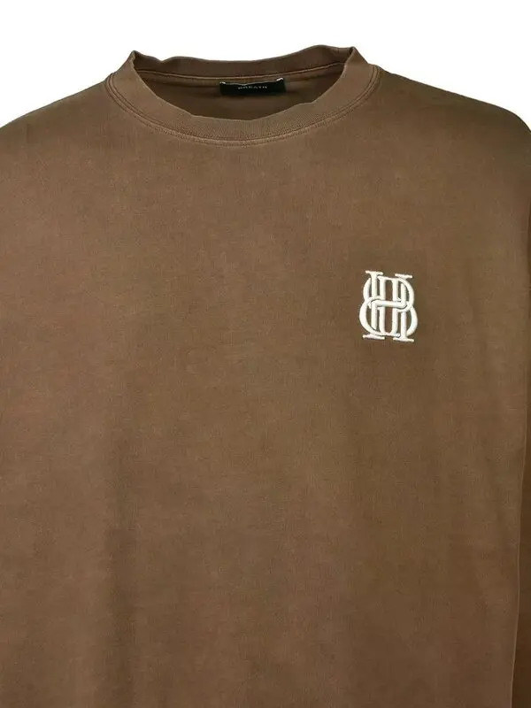 BREATH Logo-embroidered T-shirt