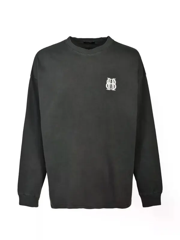 BREATH Logo-embroidered Long-sleeve T-shirt