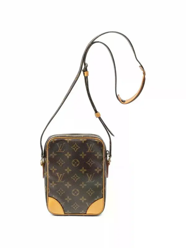 LOUIS VUITTON Danube Monogram Zip-fastening Cross Body Bag