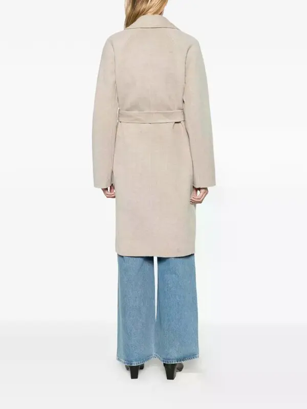Max Mara Cashmere Robe Coat Sand