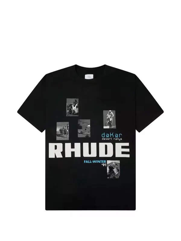 Rhude Winter 91 Rallye Tee - Black