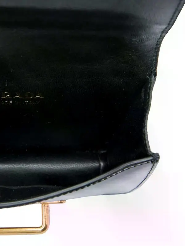 Prada 2013-2026 Micro Spazzolato Cahier Crossbody Bag