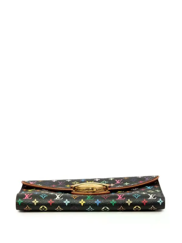 LOUIS VUITTON 2011 Takashi Murakami Monogram Multicolore Eugenie Wallet Long Wallets