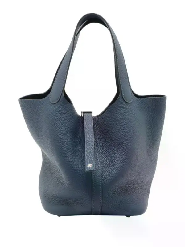 Hermès 2024 Clemence Picotin Lock 22 Handbag - Blue