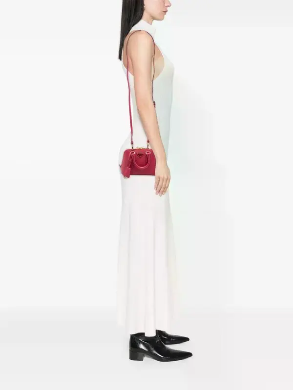 Prada 2000-2013 Mini Saffiano Lux Promenade Satchel