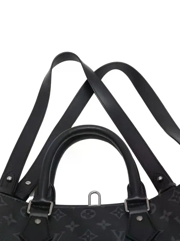 LOUIS VUITTON 2021-2026 Monogram Eclipse Sac Plat 24h Tote Bag