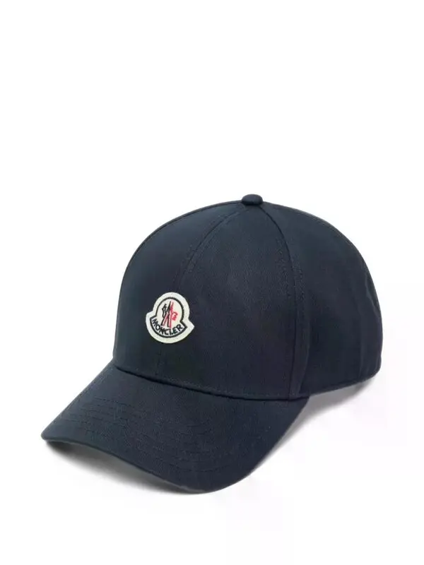 Moncler Logo-patch Baseball Cap - Blue