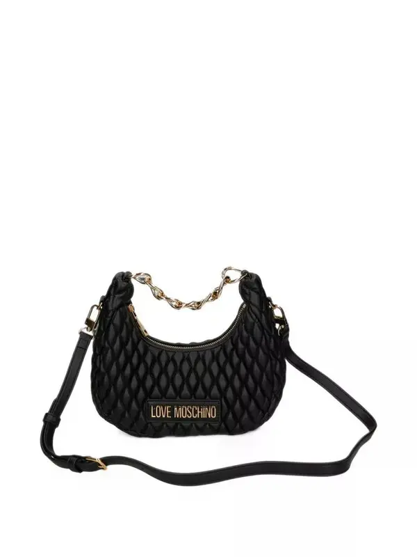 Moschino Love Bubbly Quilted Chain-link Tote Bag