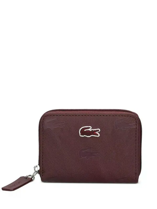Lacoste Mini Zipped Coin Purse - Red