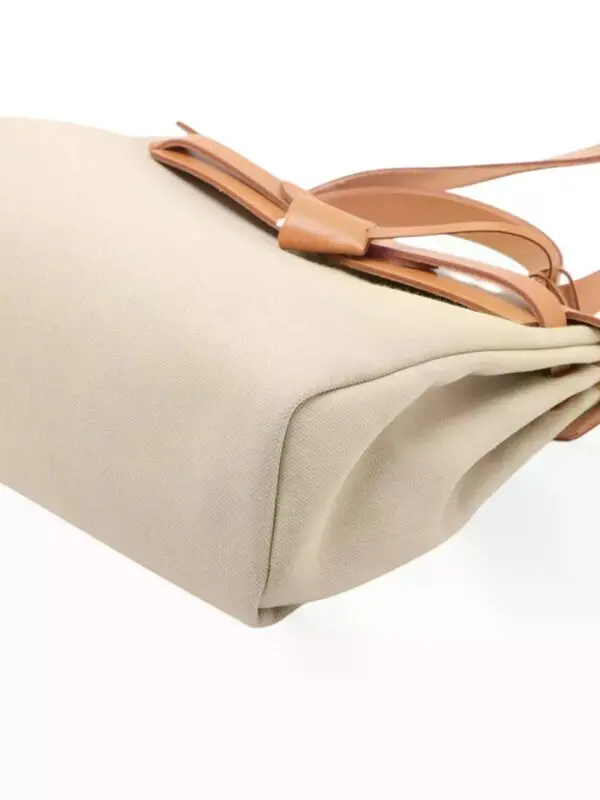 Hermès 2022 Toile Herbag Zip 31 Satchel - Neutrals
