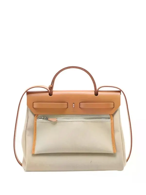 Hermès 2022 Toile Herbag Zip 31 Satchel