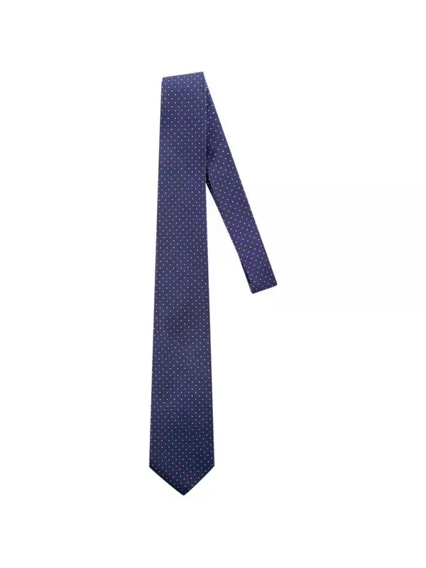 Corneliani Geometric-print Tie - Blue