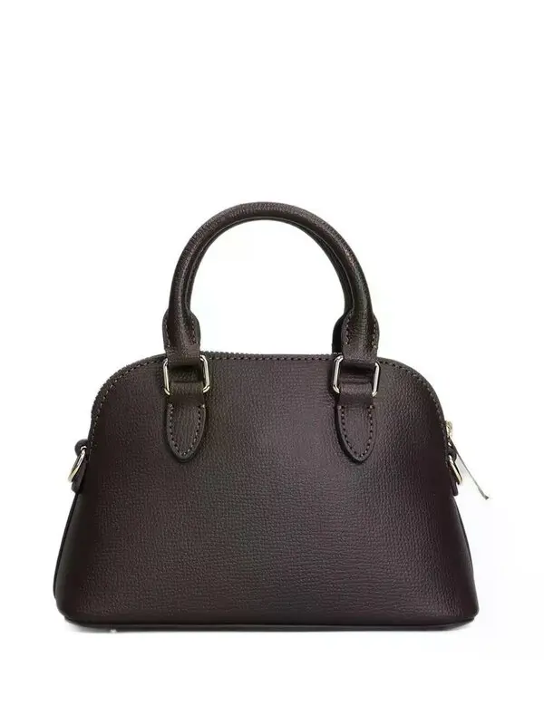 LANCASTER Sierra Jia Grained-leather Tote Bag - Brown