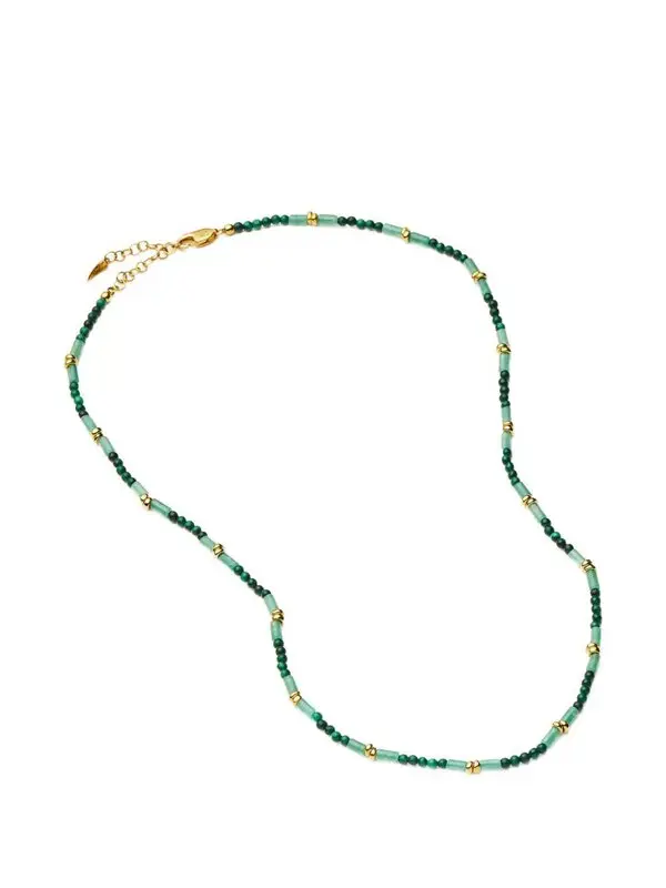 MISSOMA Beaded Malachite Aventurine Necklace - Green