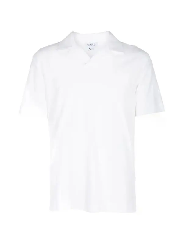 Sunspel Towelling Short-sleeve T-shirt - White