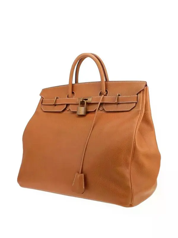 Hermès 1991 Haut Leather Tote Bag