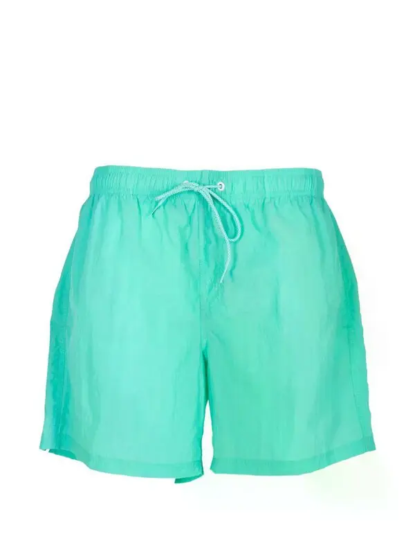 Sundek Logo-patch Swim Shorts - Green